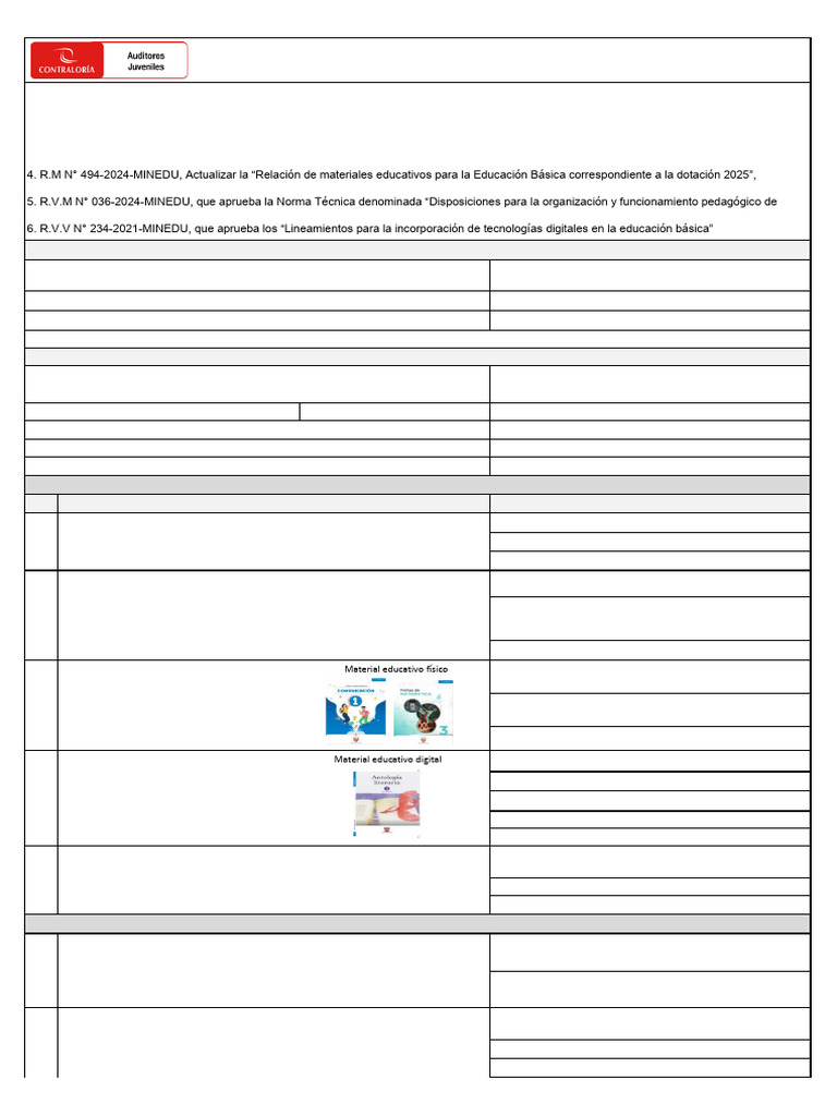 Formato Fisico Biae 2025 Versión Imprimible | PDF | Salón de clases