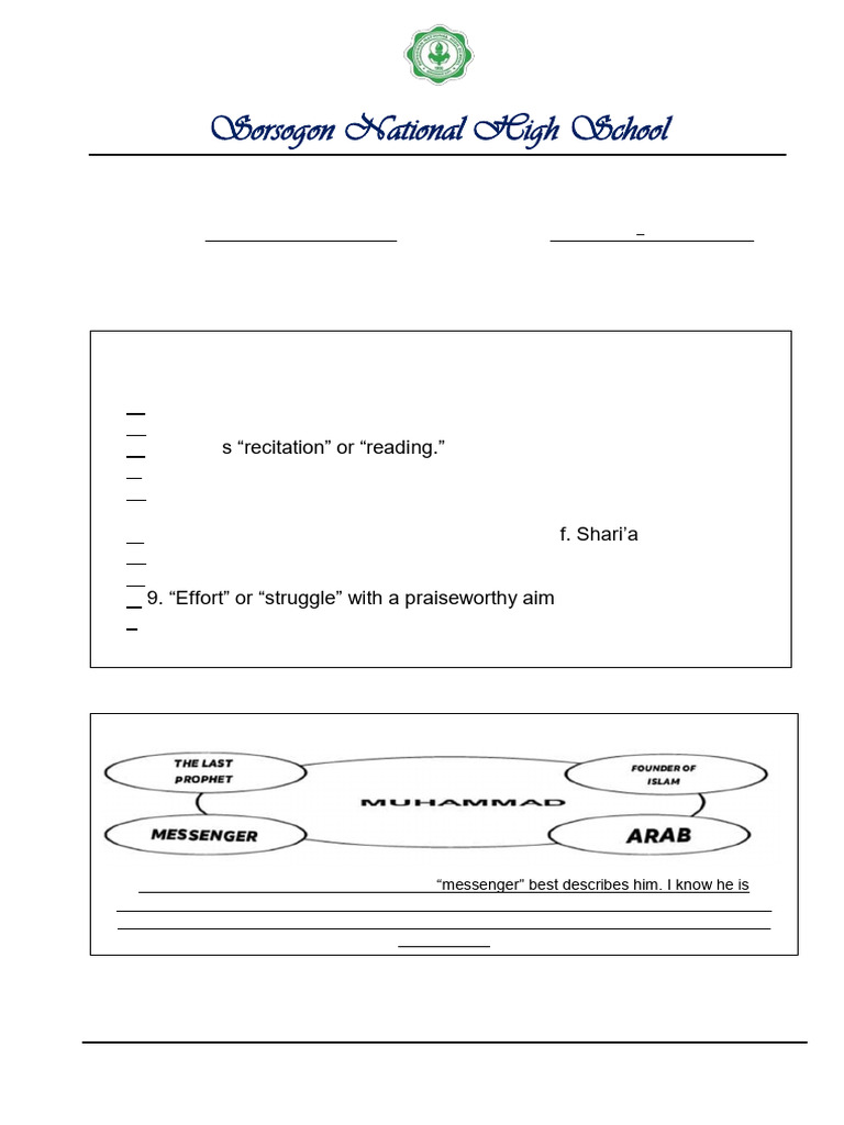 LAS-module-6-IWRBS | PDF | Prophets And Messengers In Islam ...