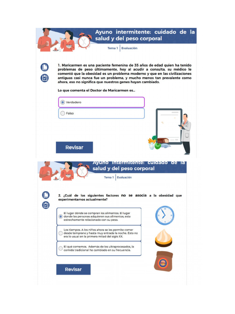 Examen Ayuno | PDF