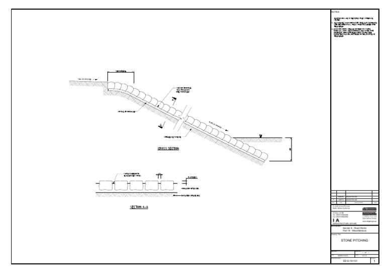 1 Stone Pitching | PDF