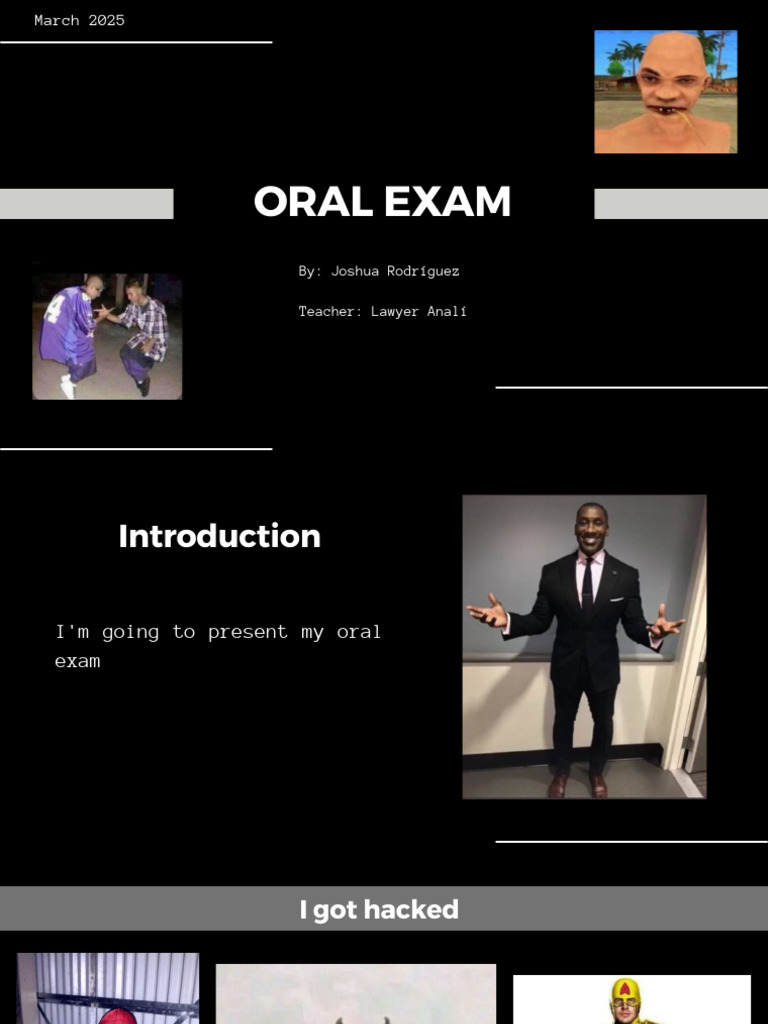 Oral Exam | PDF