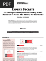 Expert Secrets by Russell Brunson PDF | PDF | Storytelling | Communication