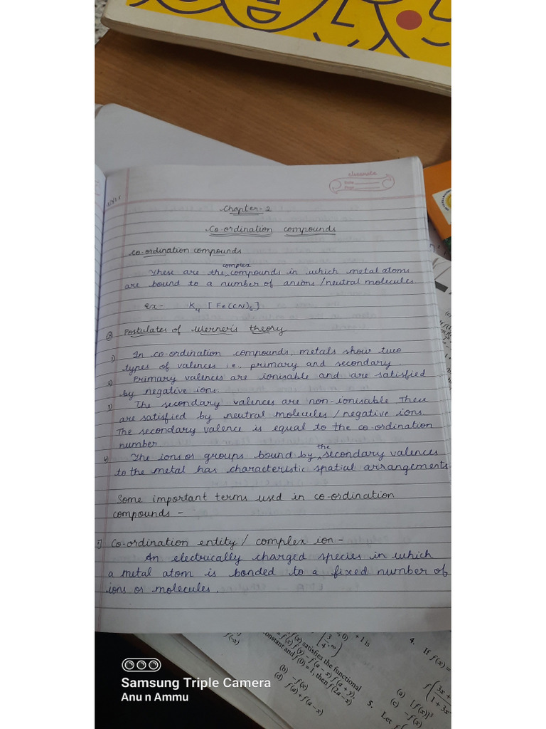 Coordination Compounds Pdf