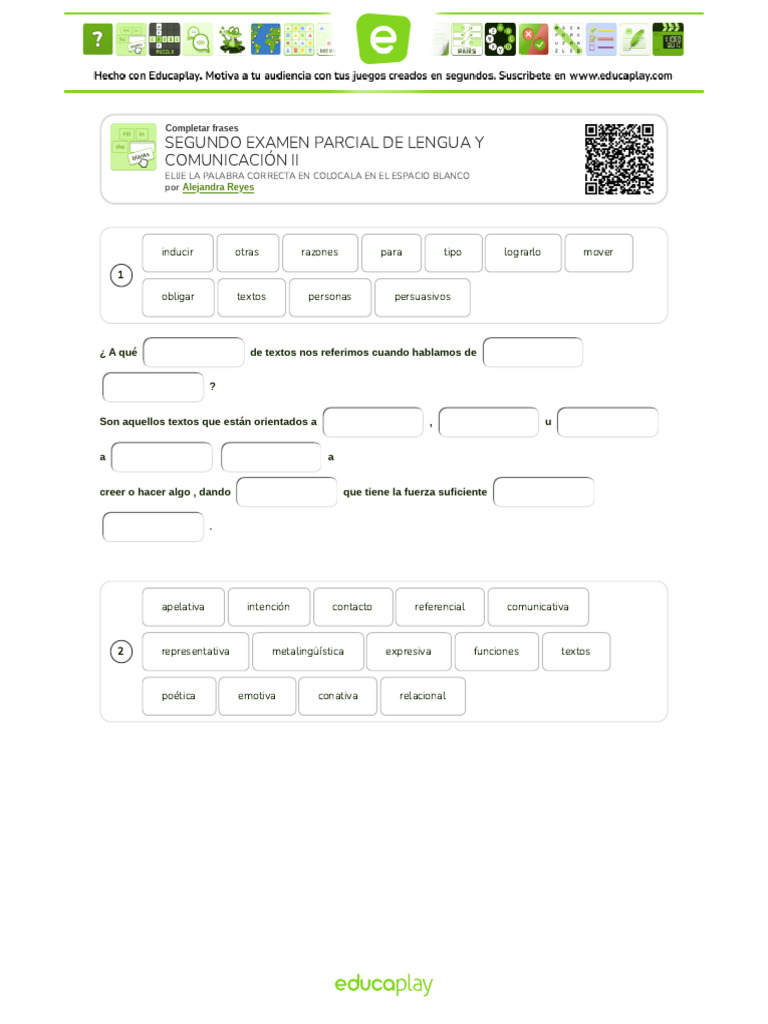 17781415-segundo_examen_parcial_de_lengua_y_comunicacion_ii | PDF | Comunicación humana ...