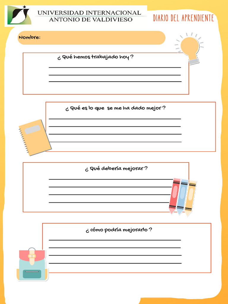 Diario Del Aprendiente Psic Ccss25 | PDF