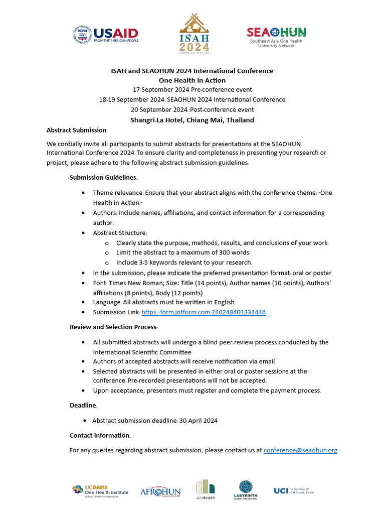 Abstract Submission Guidelines | PDF