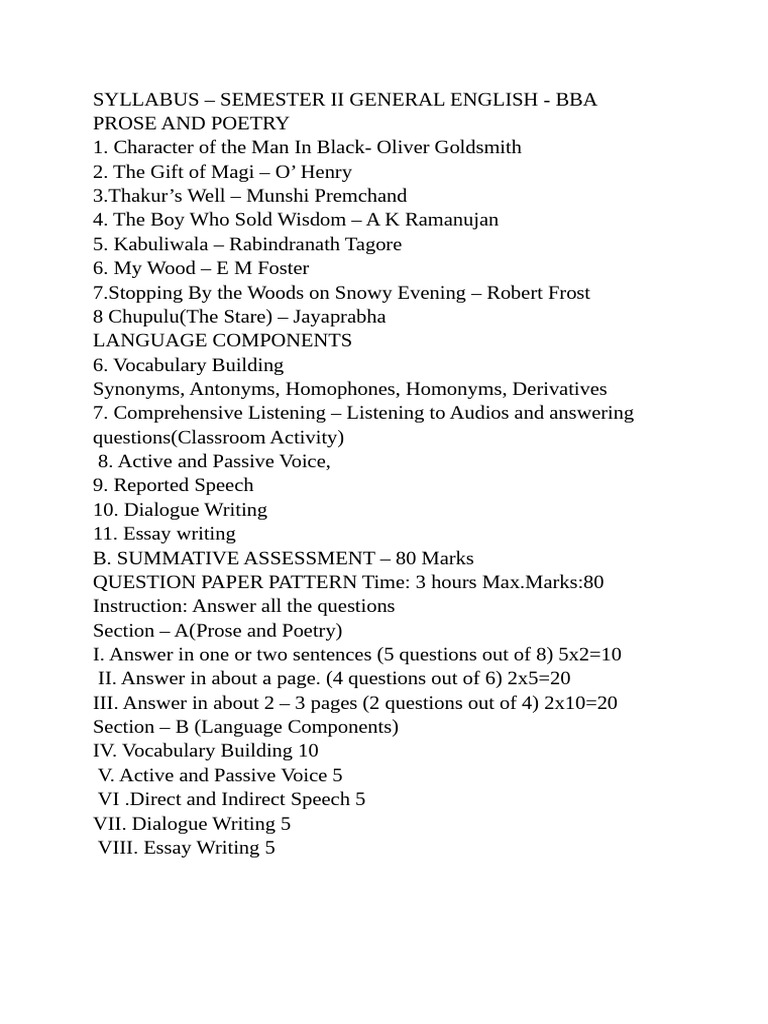 II BBA & Aviation Syllabus | PDF