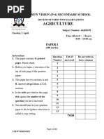 Form One Mathematics Exam Paper 2024 | PDF | Mathematics