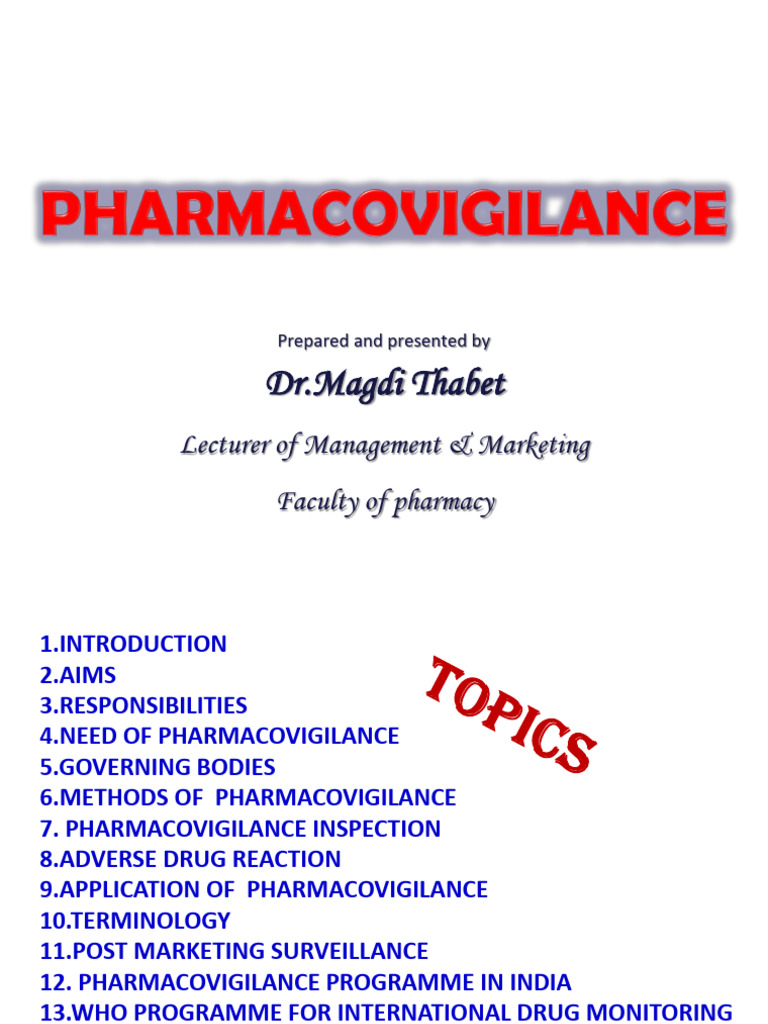 Pharmacovigilance Ok 25 | PDF | Pharmacovigilance | Health Sciences