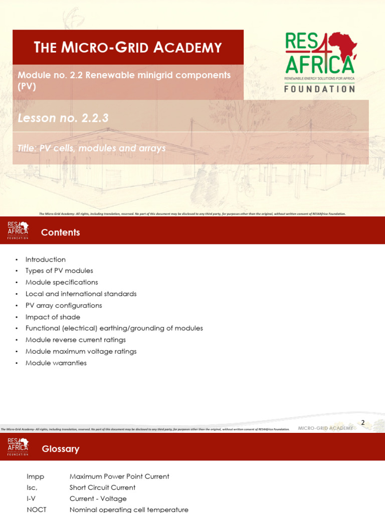 2.2.3 PV Cells, Modules and Arrays | PDF | Photovoltaics | Photovoltaic ...