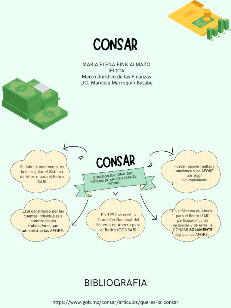 Qué es la CONSAR y su función | PDF