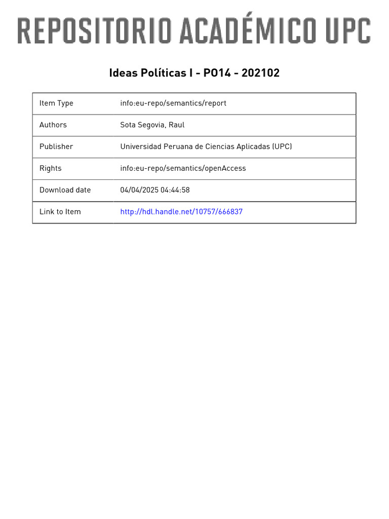 PO14 Ideas Politicas I 202102 | PDF | Aristóteles | Enseñando