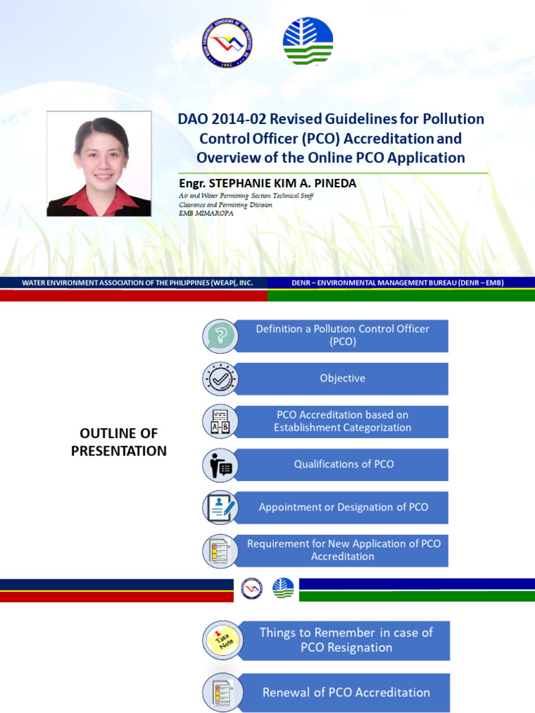 2023 PCO Accreditation PPT PINEDA | PDF | Waste | Hazardous Waste