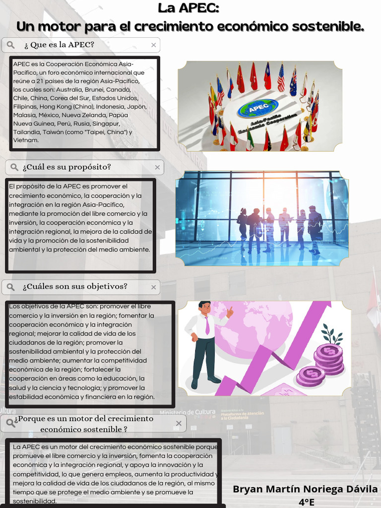 La APEC Un Motor para El Crecimiento Económico Sostenible. - 20241212 - 145933 - 0000 | PDF ...