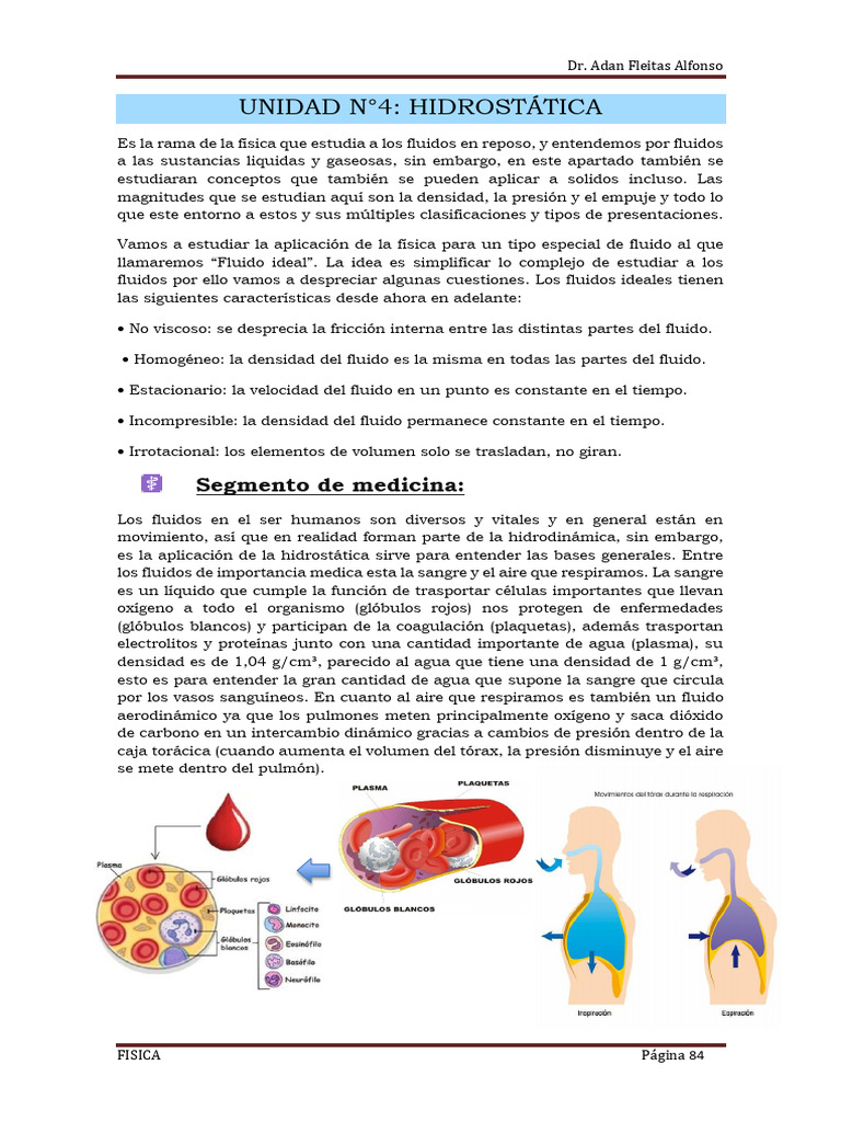 GUIA 4 (Hidro) | PDF | Densidad | Sangre