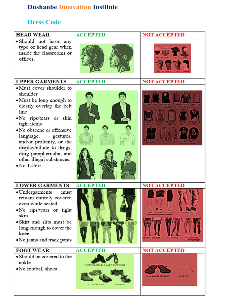 Dress Code | PDF