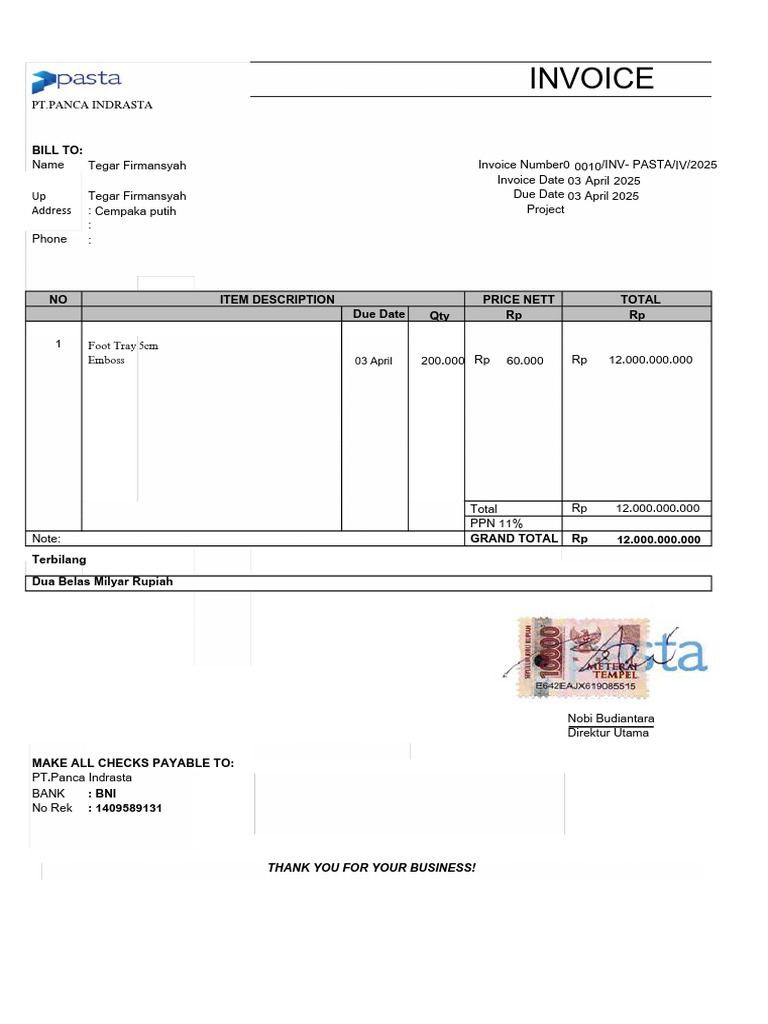 INVOICE NO 10.pdf - 20250403 - 125201 - 0000 | PDF