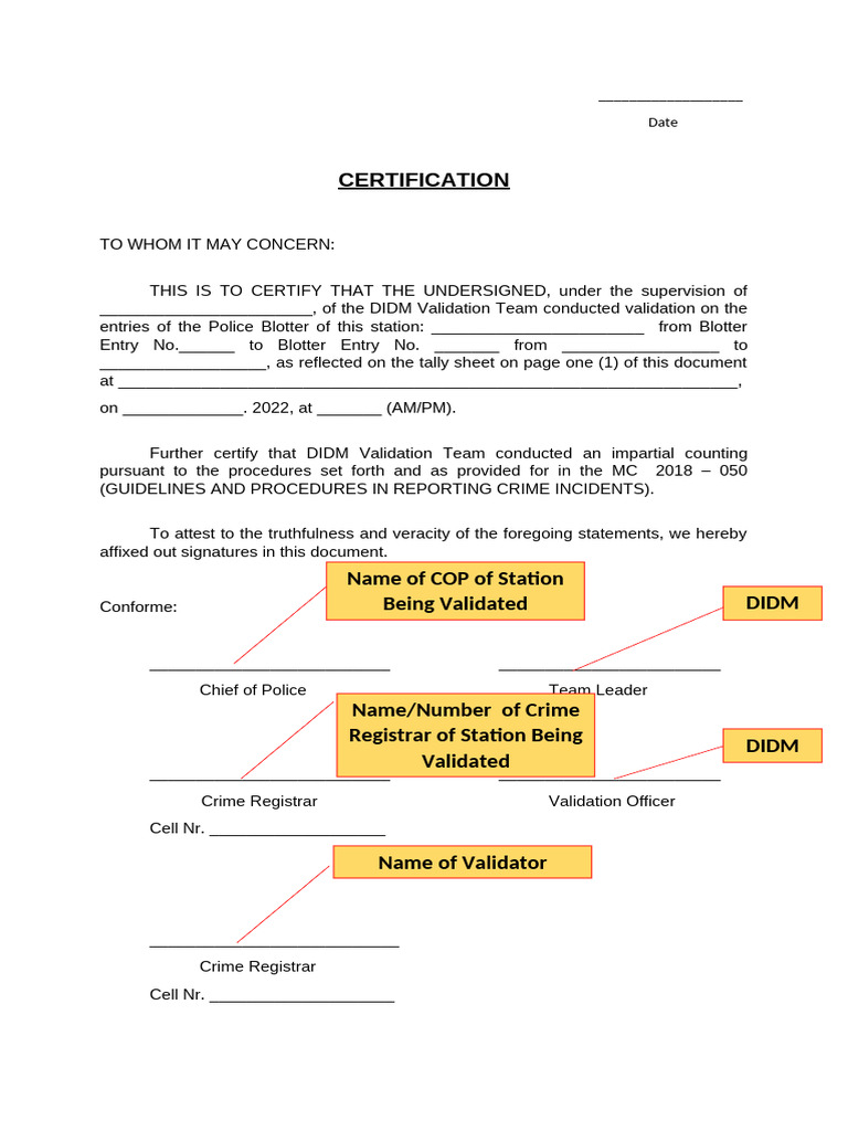 Certification | PDF