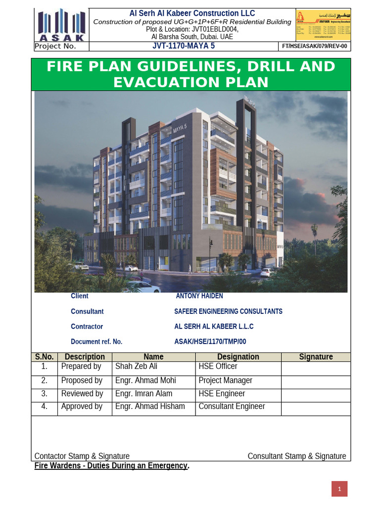 Fire Drill Evacuation-1170 | PDF | Firefighting | Emergency