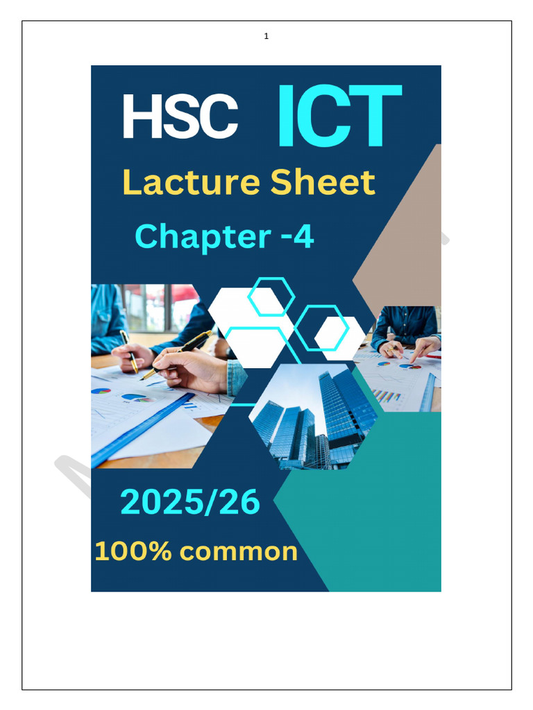 ICT sheet Chapter 4 (class 11-12) | PDF