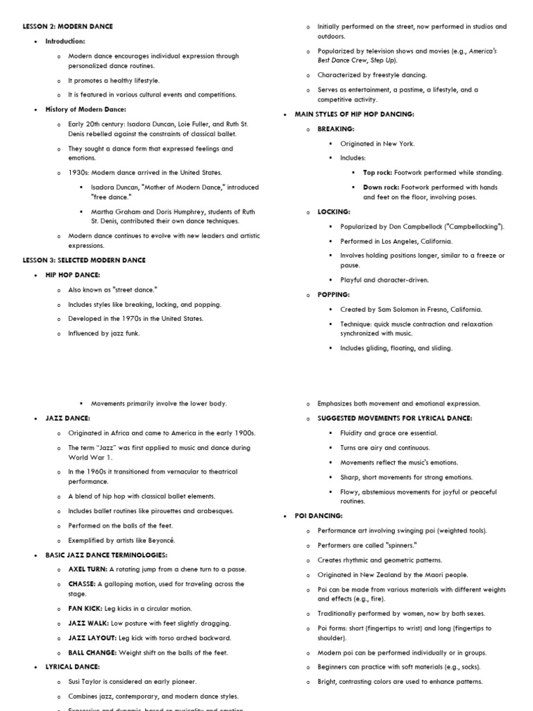 pathfit | PDF | Dances | Ballet