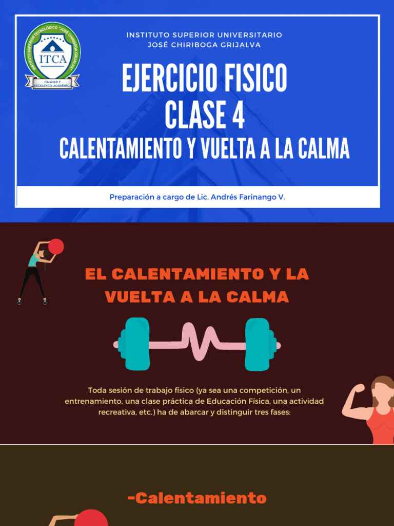 CALENTAMIENTO VUELTA A LA CALMA (1) | PDF | Especialidades Medicas | Fisiología
