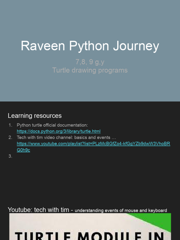 Raveen Python Journey 7-9 | PDF | Euclidean Plane Geometry | Geometric ...