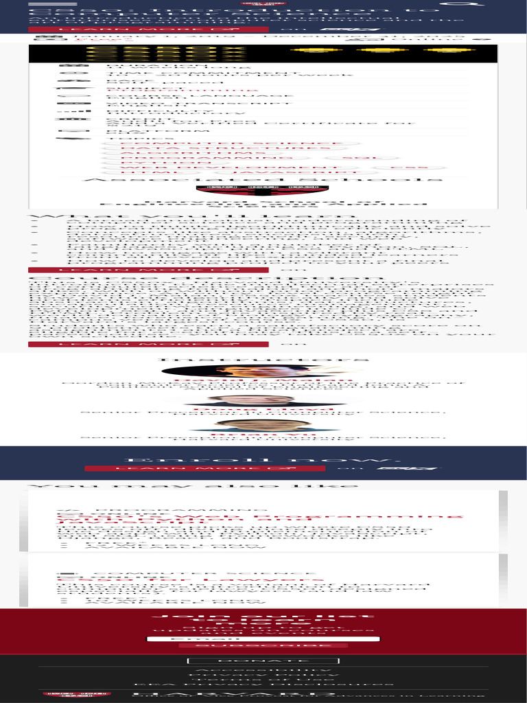 CS50 Introduction To Computer Science Harvard University | PDF ...