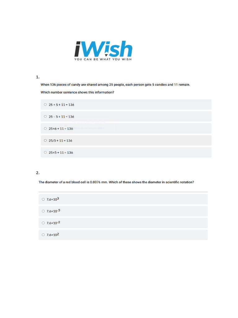 Naplan Question Set - 1 | PDF