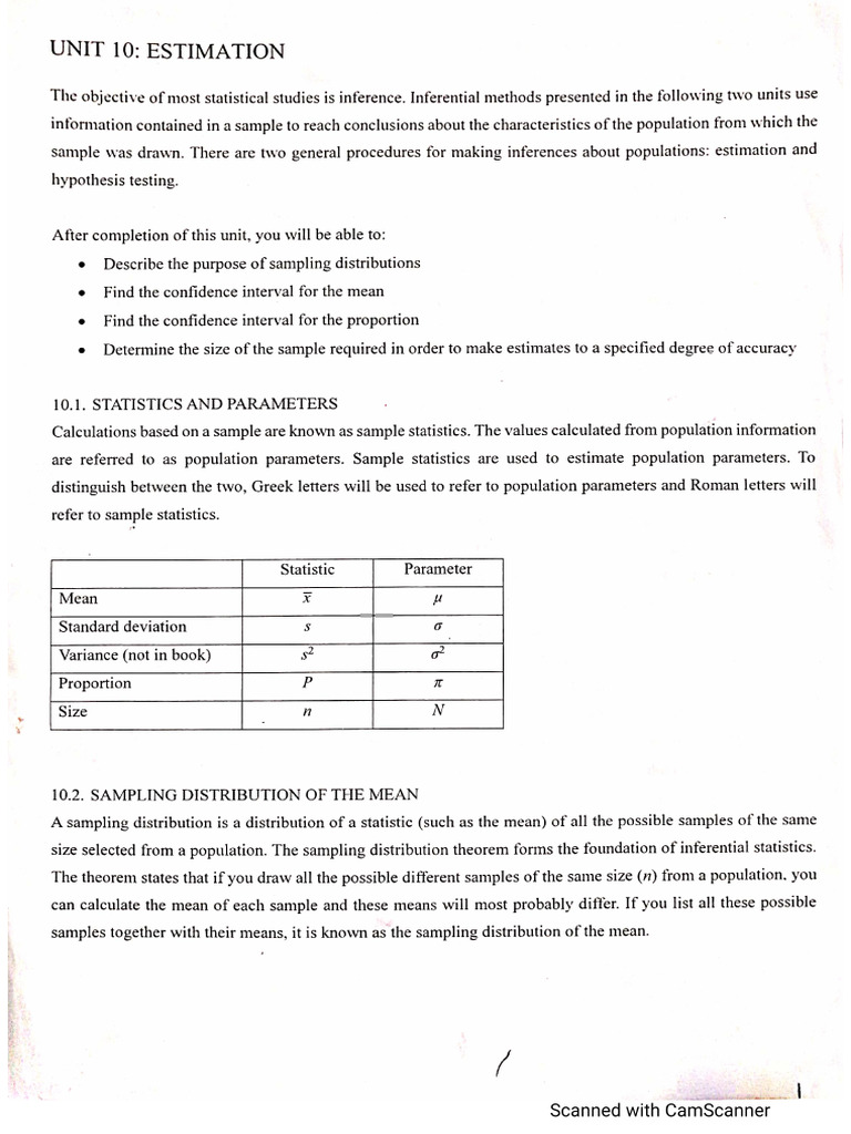 Unit 10 Notes | PDF