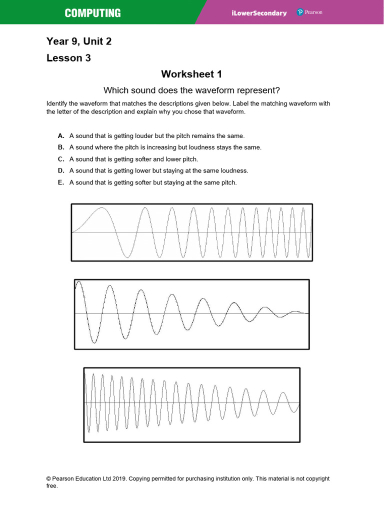 Year9 Unit2 Lesson3 Worksheet1 | PDF