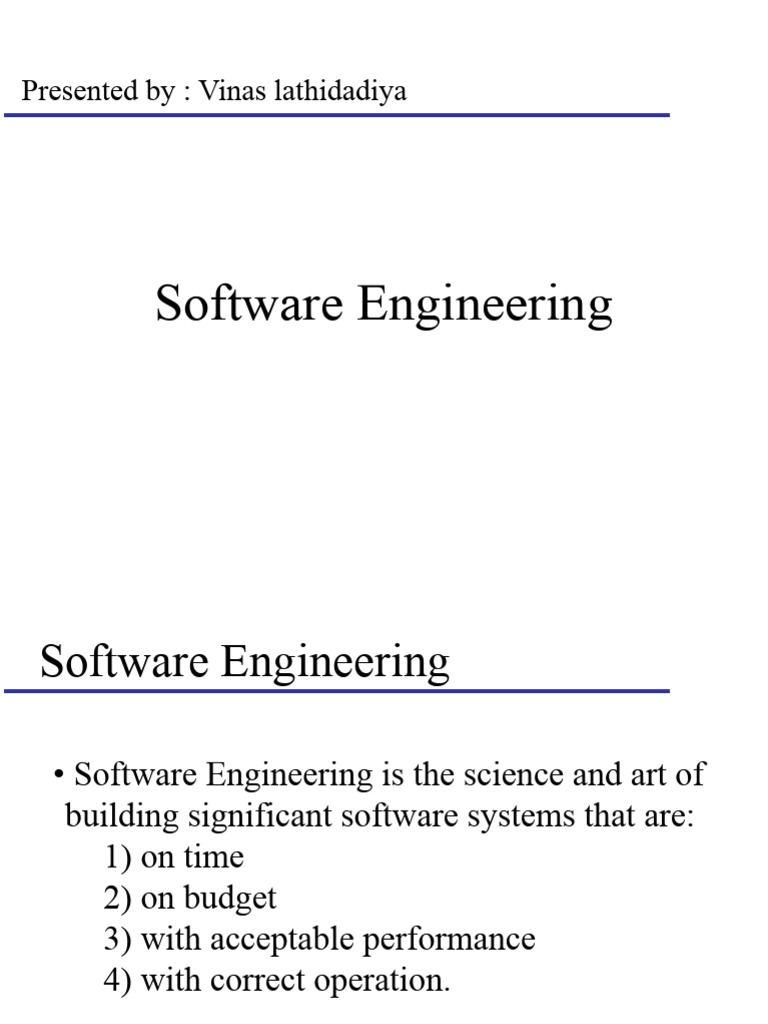 Software Engineering Fundamentals Explained | PDF | Software | System