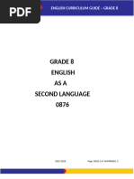Literature in English - GRADE 8 (2021) | PDF | Learning | Curriculum