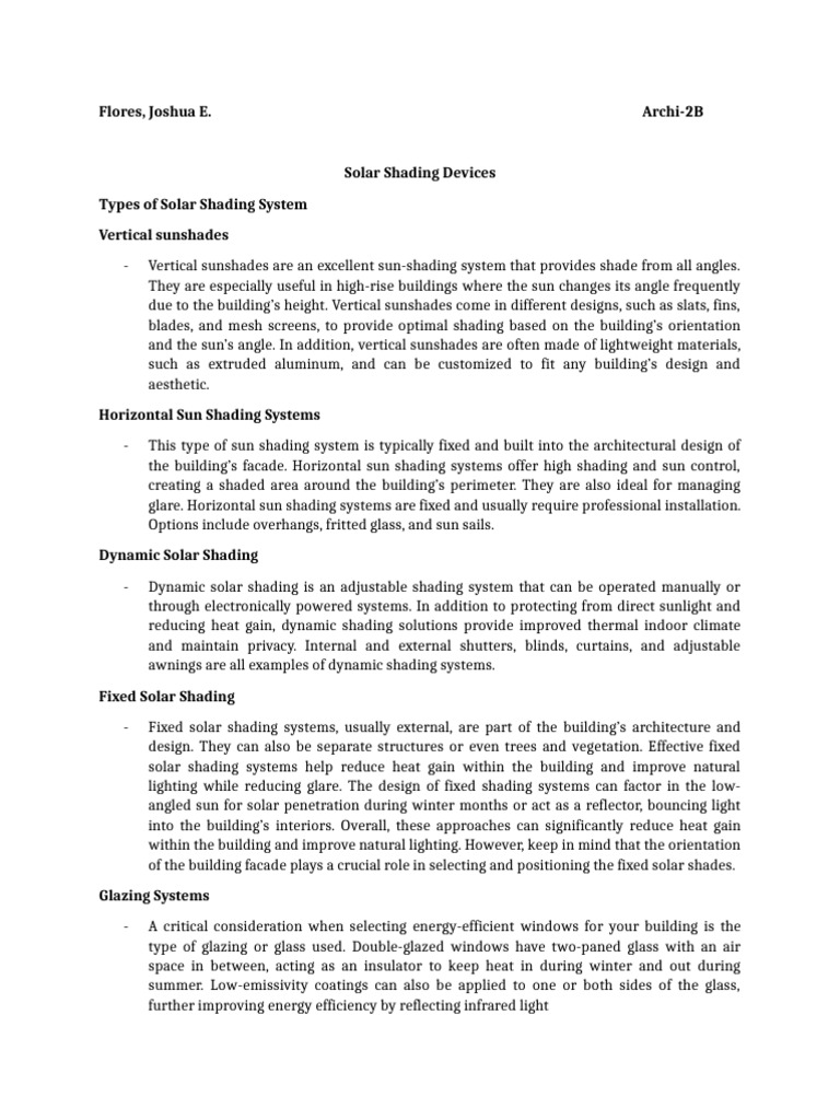 Solar Shading Solutions for Tropical Design | PDF | Window | Building ...