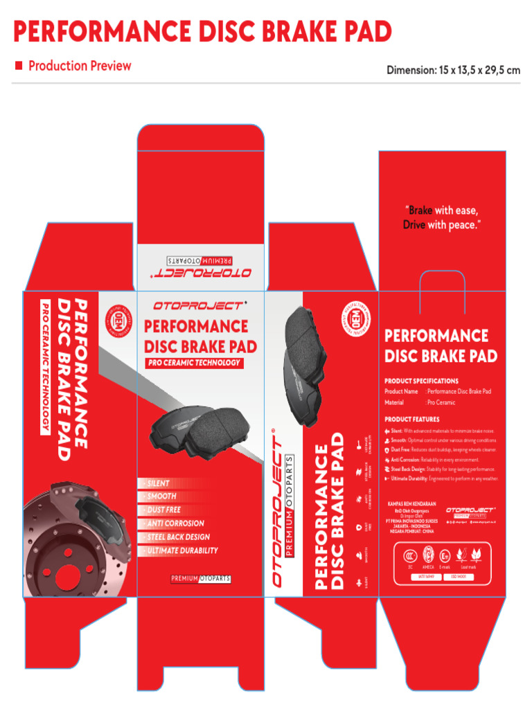Performance Disc Brake Pad Design | PDF | Brake | Vehicles