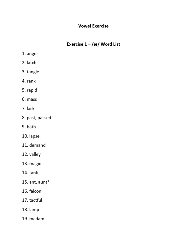 Vowel Phonetics Worksheet INGLÉS | PDF