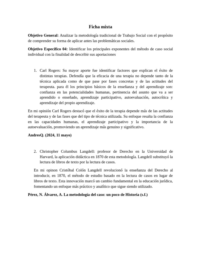 Ficha mixta 04 | PDF