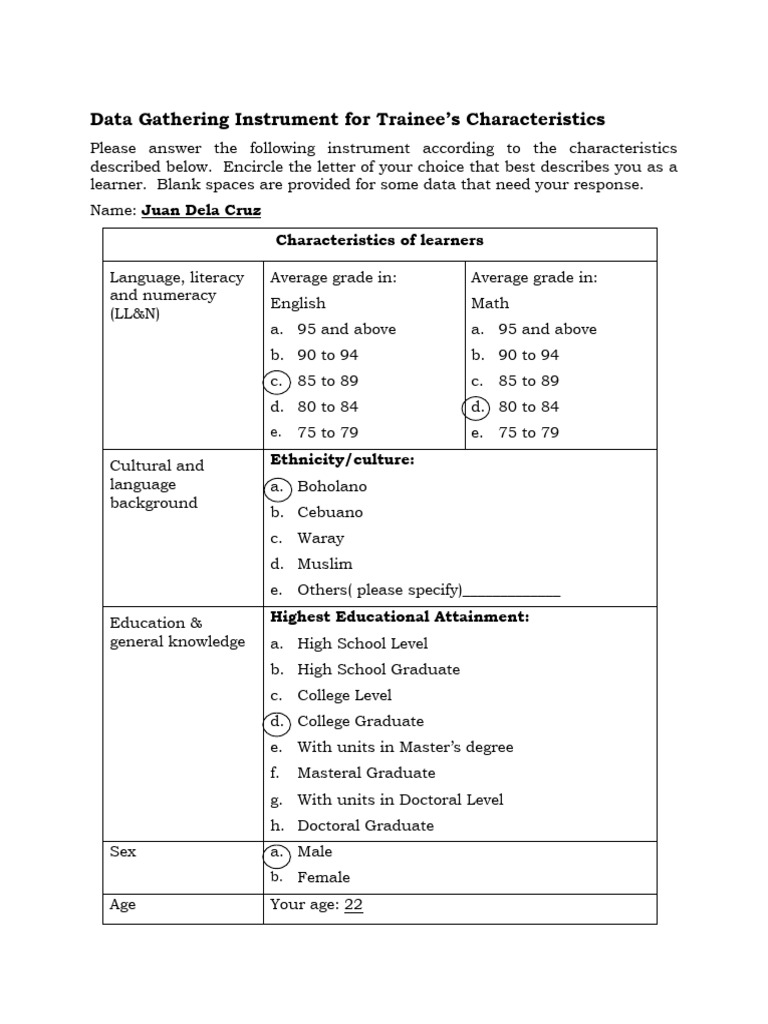 3 Trainees Training Requirements Forms | PDF | Occupational Safety And Health | Desserts
