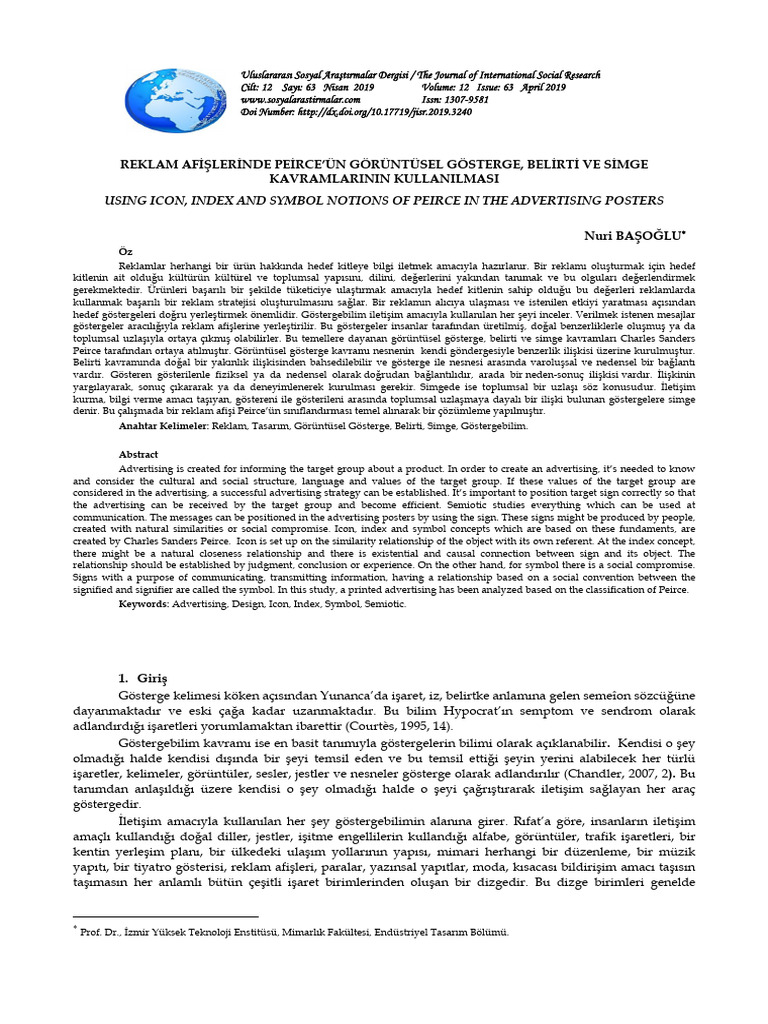 Peirce Makale 2 | PDF