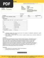 BETA HCG Test Report Format Example Sample Template Drlogy Lab Report ...