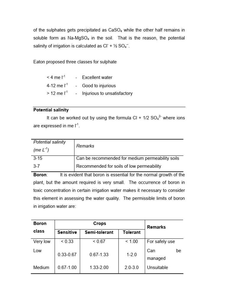 9 - PDFsam - Lec27 - Quality of Irrigation Water | PDF