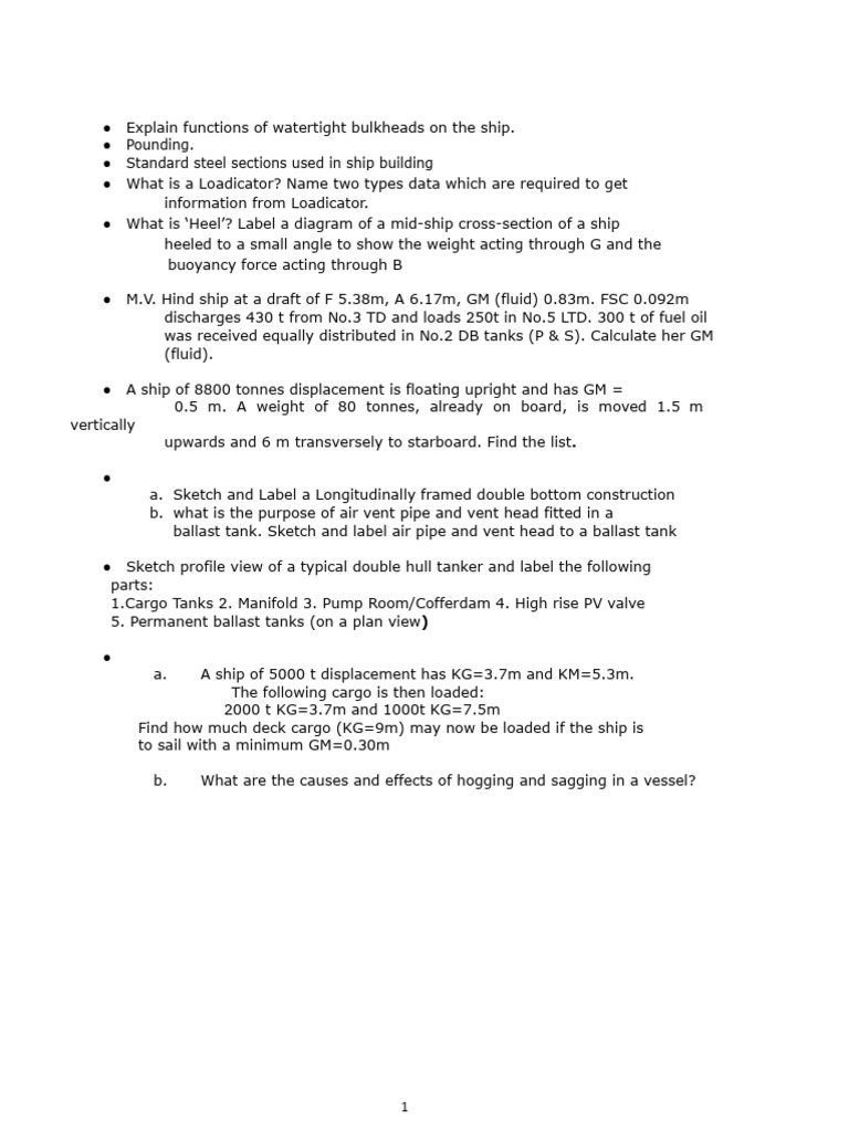 Stability Assignment | PDF