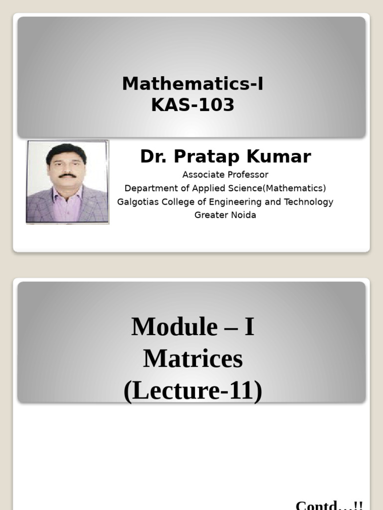 Lecture_13_Cayley-Hamilton Theorem | PDF