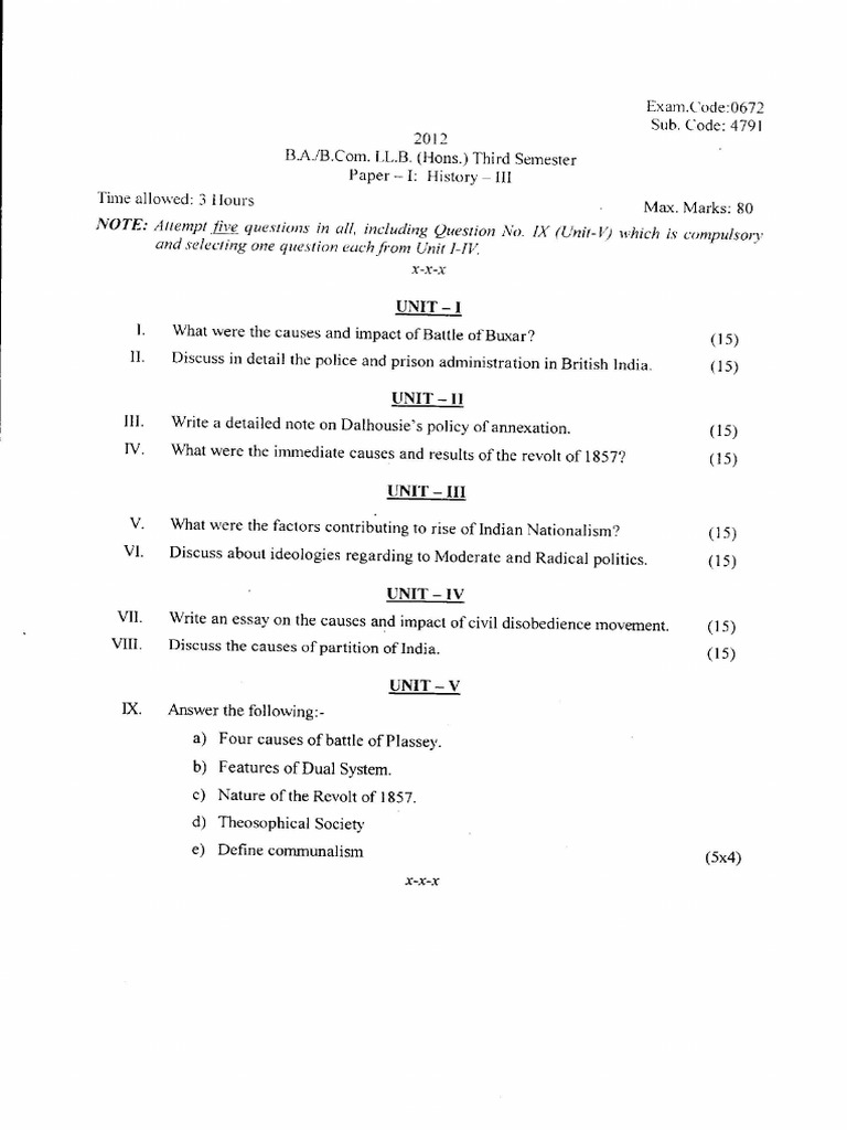 History - III | PDF