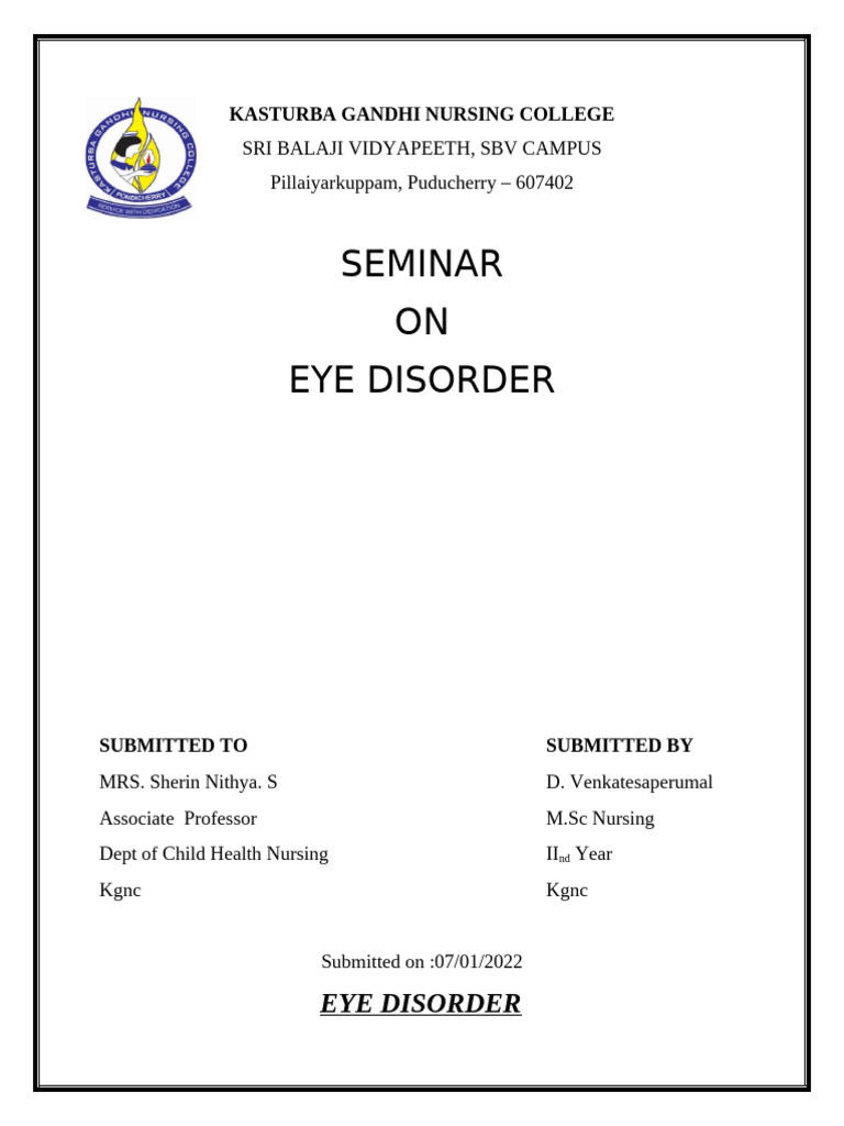 Trachoma vs. Glaucoma: Key Differences | PDF | Glaucoma | Myopia