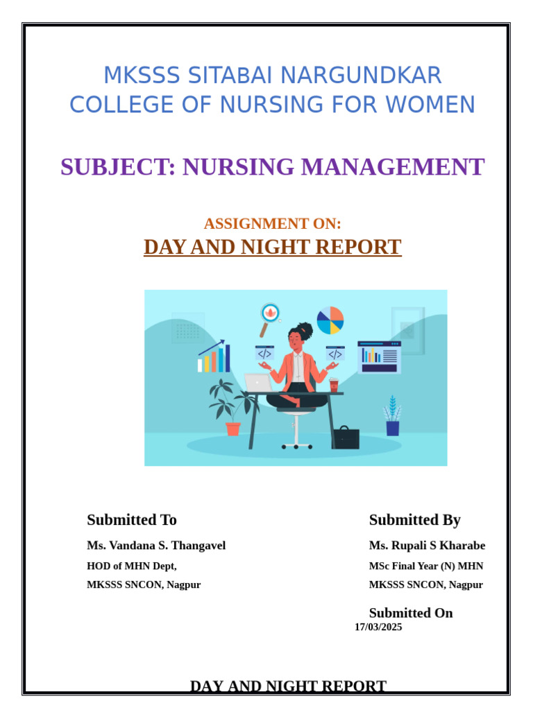 Day and Night Nursing Report Format | PDF | Hospital | Patient