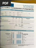 Test of Language Development Primary Fourth Edition TOLD-P4 | PDF