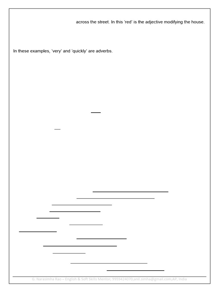 Modifiers - Adjectives | PDF