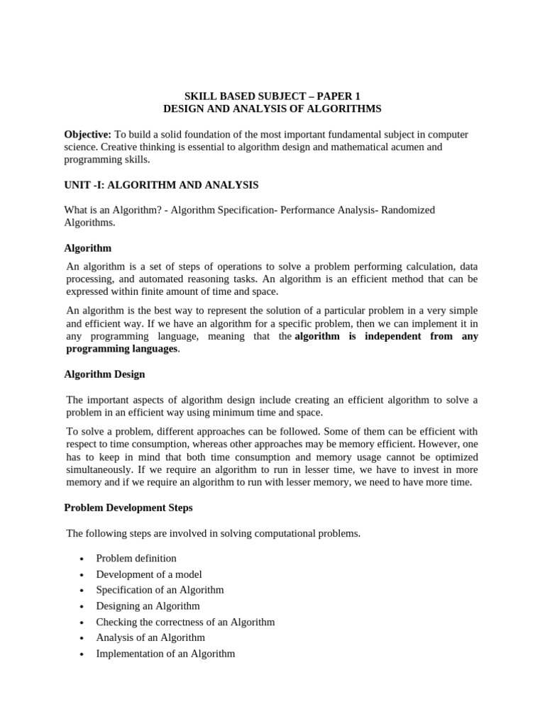 11 DAA | PDF | Algorithms | Computer Programming