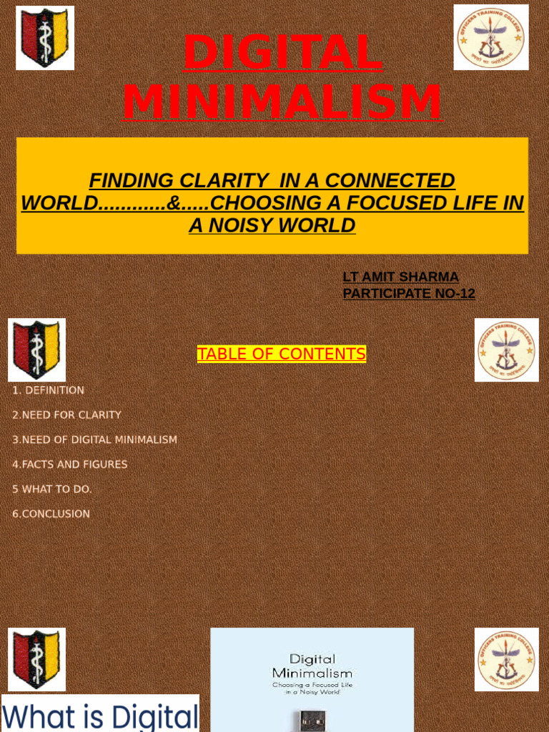 Digital Minimalism | PDF